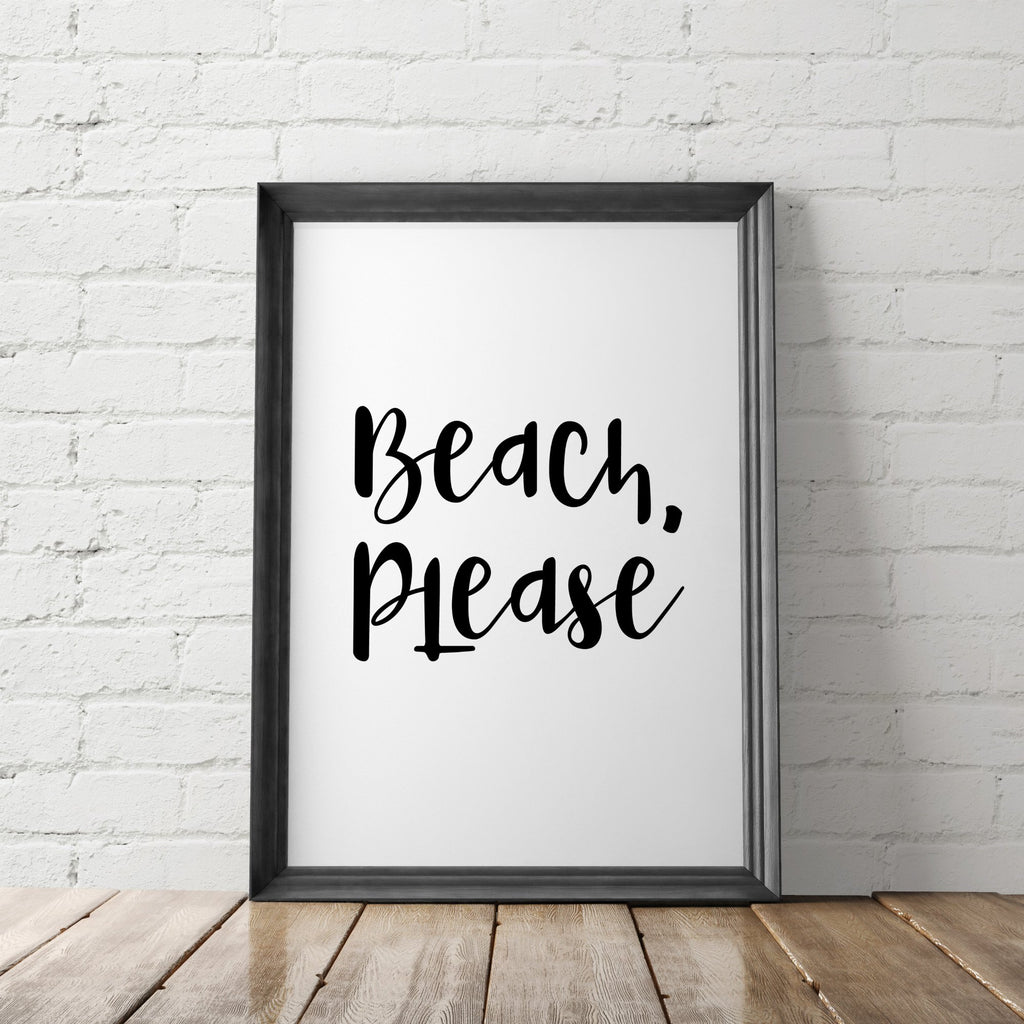 Home › BEACH PLEASE art printable
