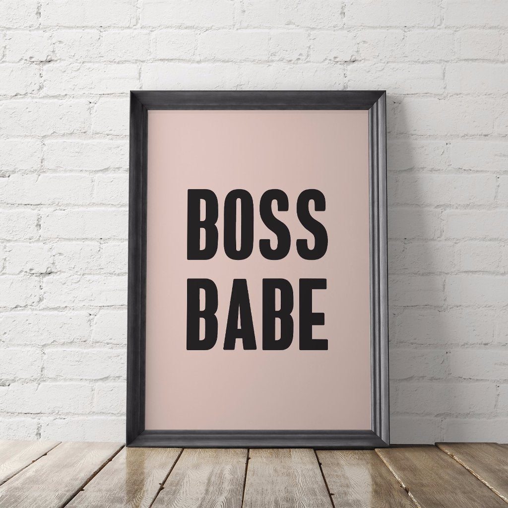Home › BOSS BABE art printable