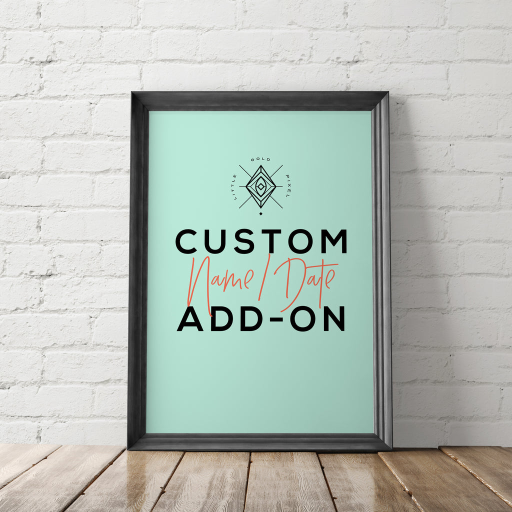 Home › CUSTOM NAME/DATE art printable