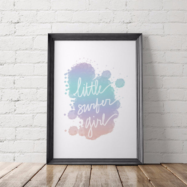 Home › SURFER GIRL art printable