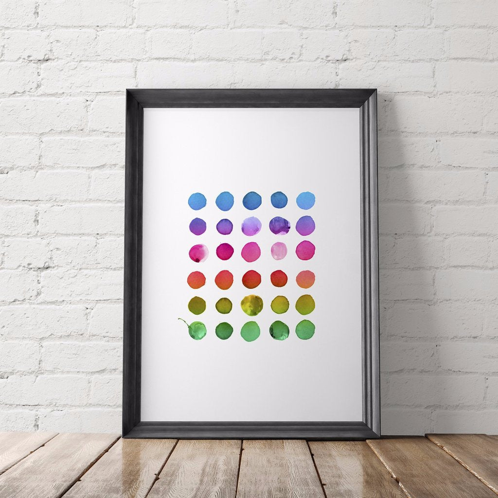 Home › Watercolor Rainbow Art Printable